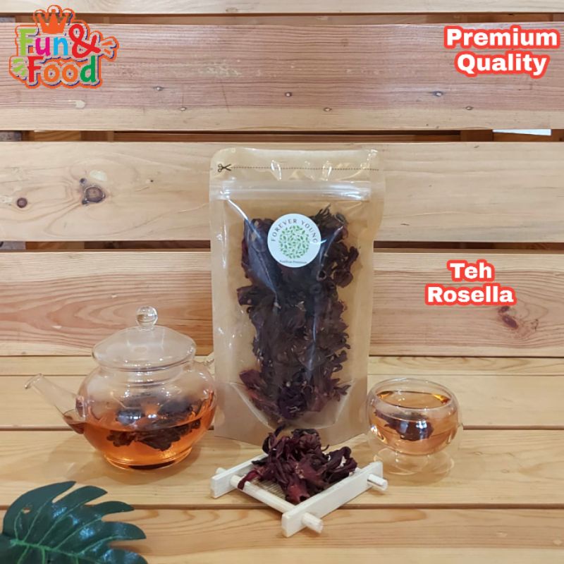 Jual Tea Premium Quality Teh Bunga Kering Rosella Merah Dried Hibiscus Flower | Shopee Indonesia