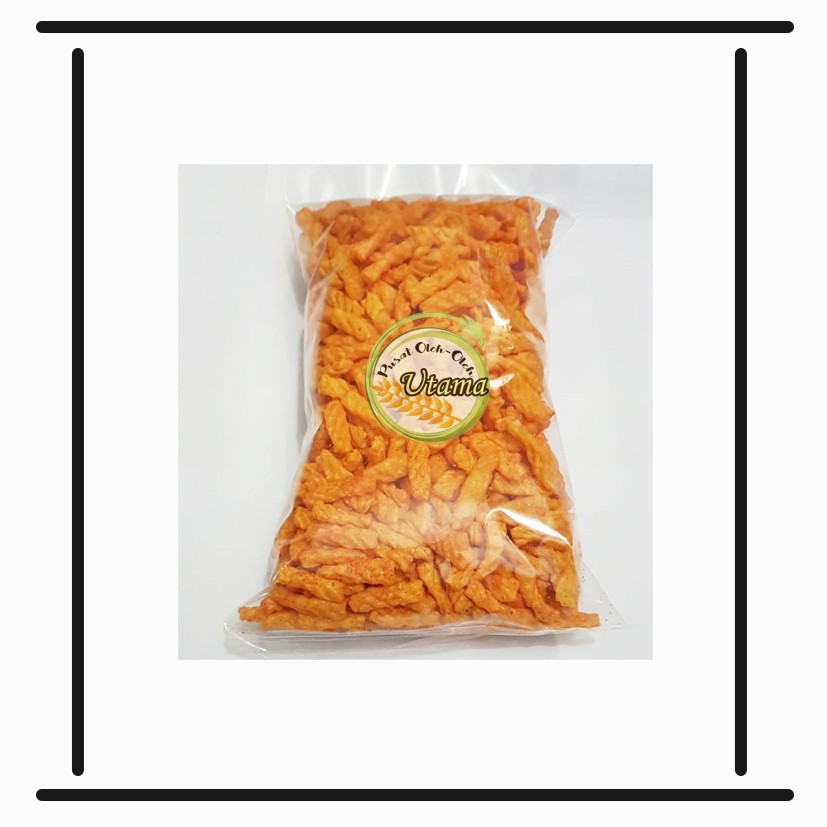 Jual Stik Ulir 200gr / Kerupuk Krupuk Stik Bumbu Balado - BBQ / Cemilan ...