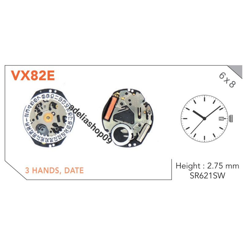 Jual MESIN JAM TANGAN EPSON TYPE VX82E LUBANG TANGGAL SAMPING & BAWAH | Shopee Indonesia