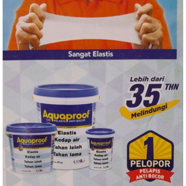 Jual Aquaproof 20kg Pail Kargo Waterproofing Warna Aquaproof 20 kg ...