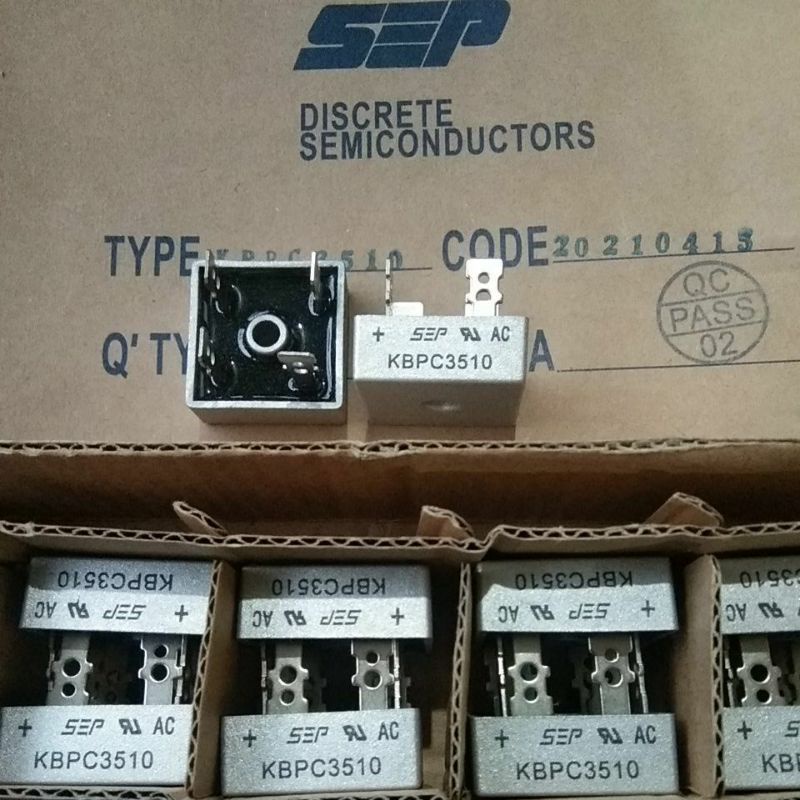 Jual kbpc3510 dioda bridge 35A 1000v original SEP semiconductor ...