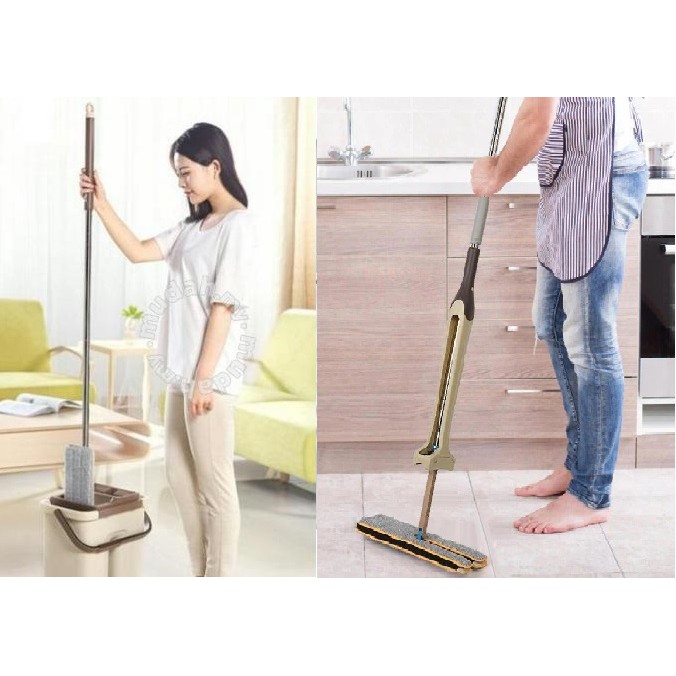 Jual Double Sided Lazy Mop,Inovasi terbaru Alat pel lantai dua sisi | Shopee Indonesia