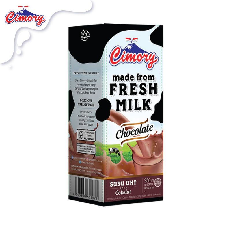 Jual Cimory susu UHT Choco Series rasa Chocolate 250ML | Shopee Indonesia