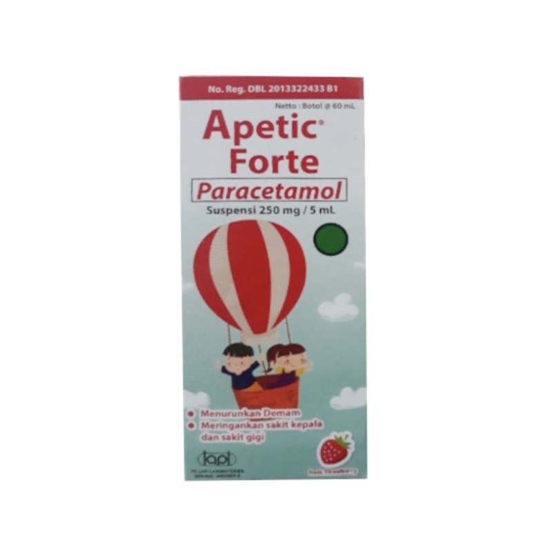 Jual Apetic forte sirup 60 ml ( sirup penurun panas demam anak ...