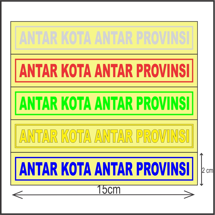 Jual sticker bus bis antar kota antar provinsi | Shopee Indonesia