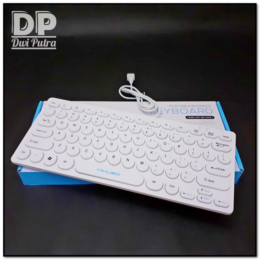 Jual KEYBOARD MINI MIKUSO KB-003U USB // MERCURY OFFICE MULTIMEDIA ...
