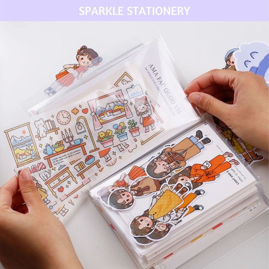Jual Album Sticker Album Foto Ukuran A6 40 Pocket Anti Air Storage Book ...