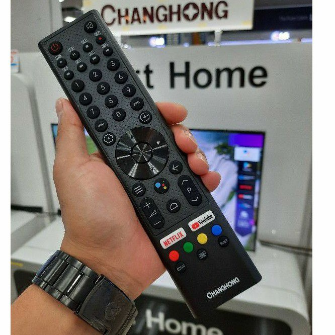 Jual Remote changhong tv smart tv youtube Netflix Google voice android ...