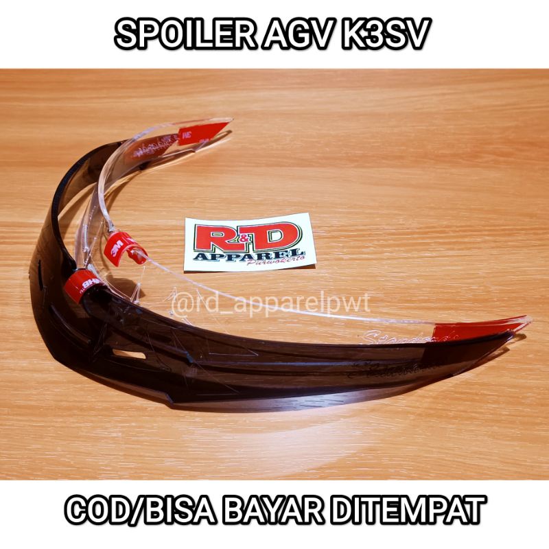 Jual Spoiler helm agv k3 sv k3sv | Shopee Indonesia