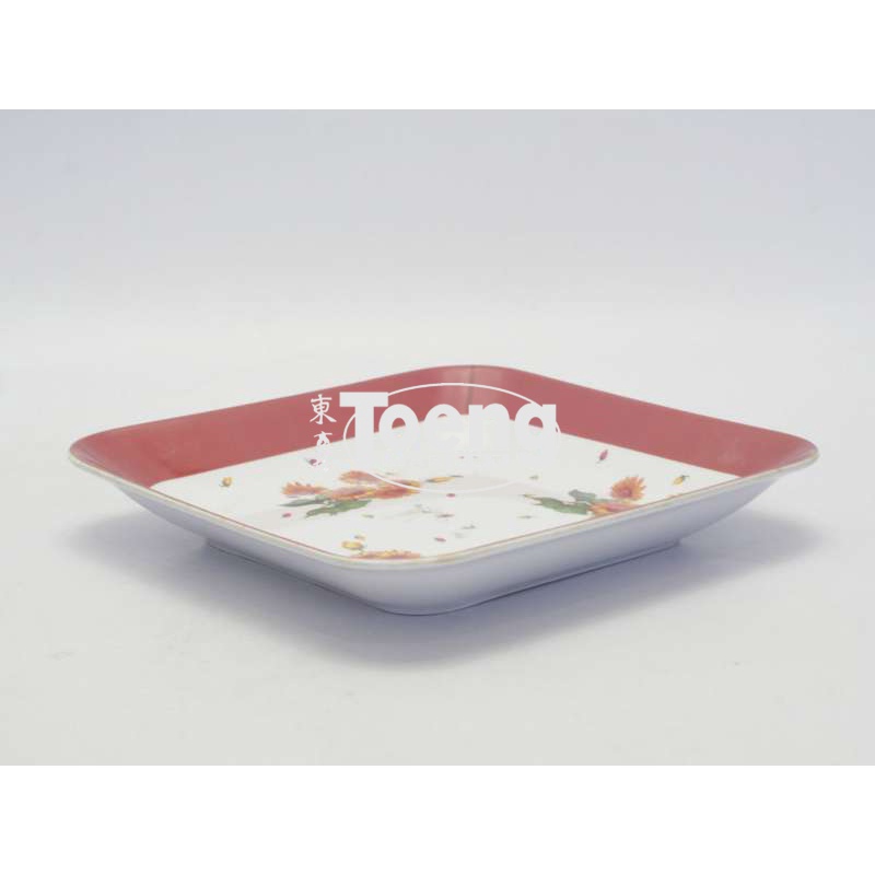 Jual PIRING KOTAK 8 inch THE WORLD OF FLOWER SRITHAI VANDA MELAMINE ...