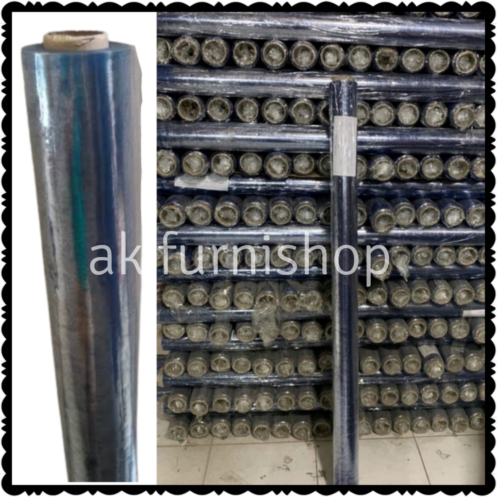 Jual Plastik Mika Bening Roll Plastik Wrapping Sampul Plastik Bening Shopee Indonesia 