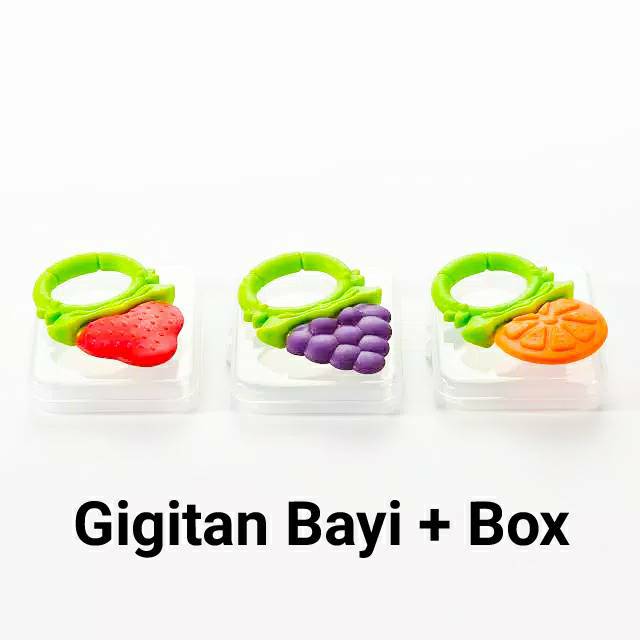 Jual Gigitan Bayi Buah plus Box ( Theether Bayi ) [ Bunda Altaf ...