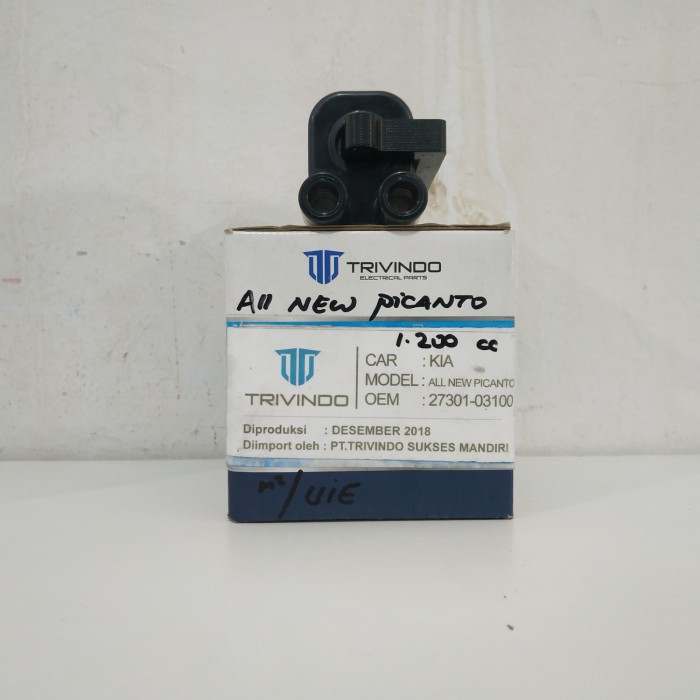 Jual Coil Ignition / Koil Kia all new picanto 1200cc 27301-03100 ...