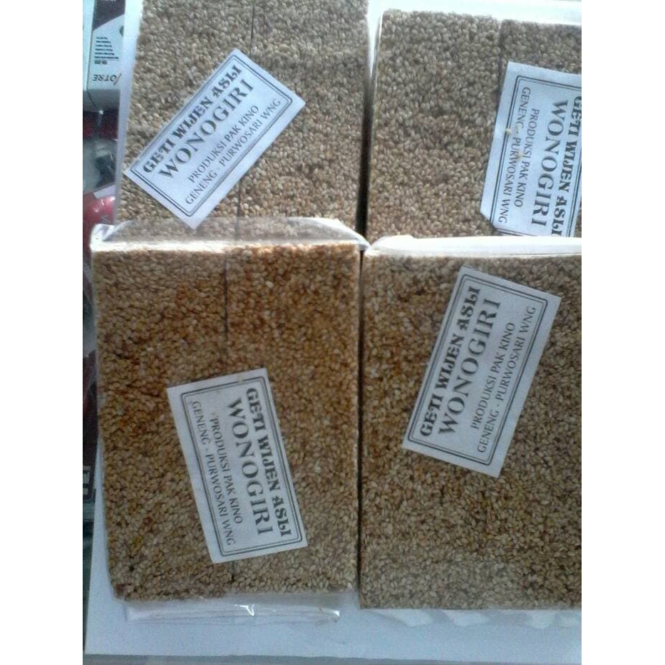 Jual makanan ringan cemilan khas wonogiri geti wijen | Shopee Indonesia