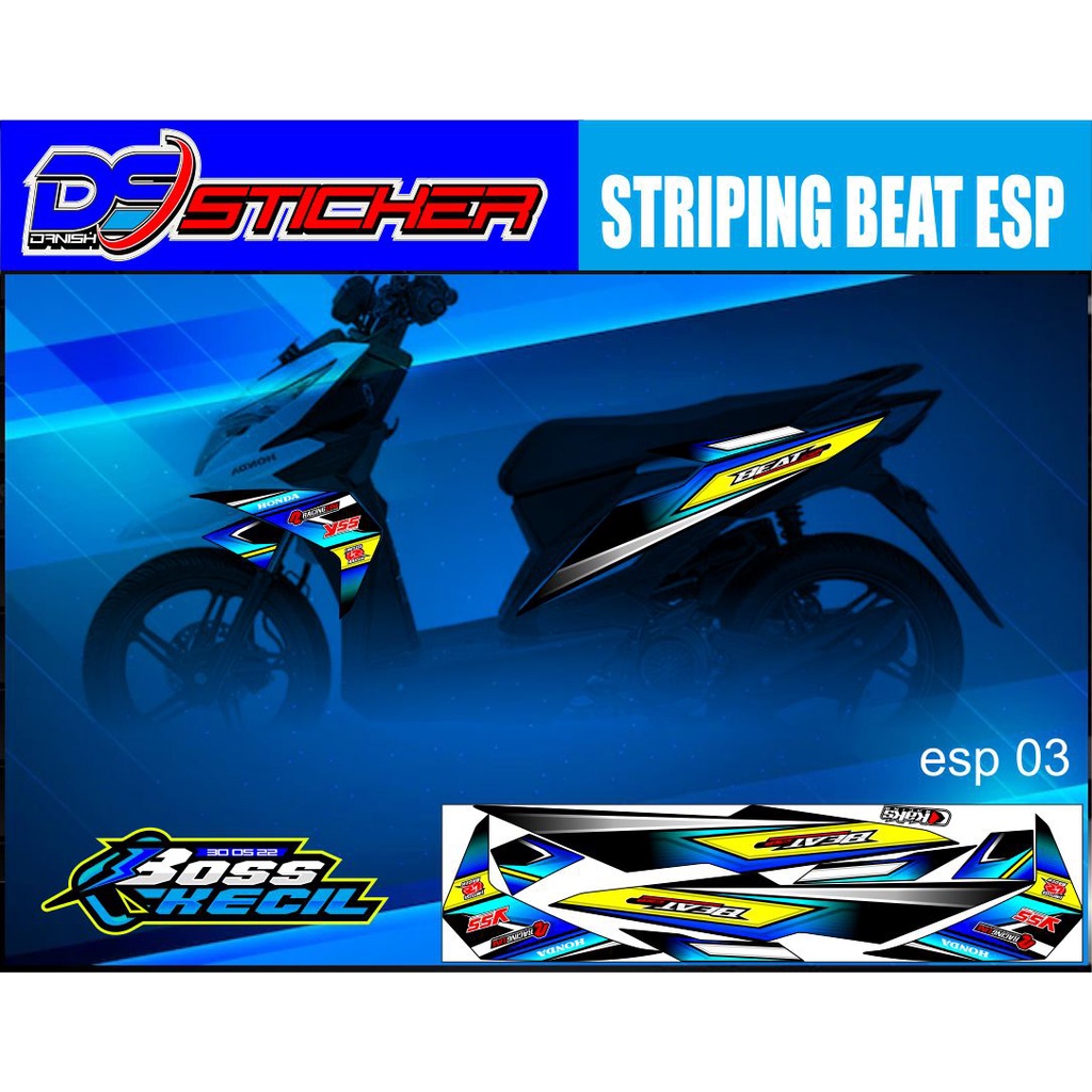 Jual Stiker Striping beat karbu - Stiker List Variasi honda beat esp ...