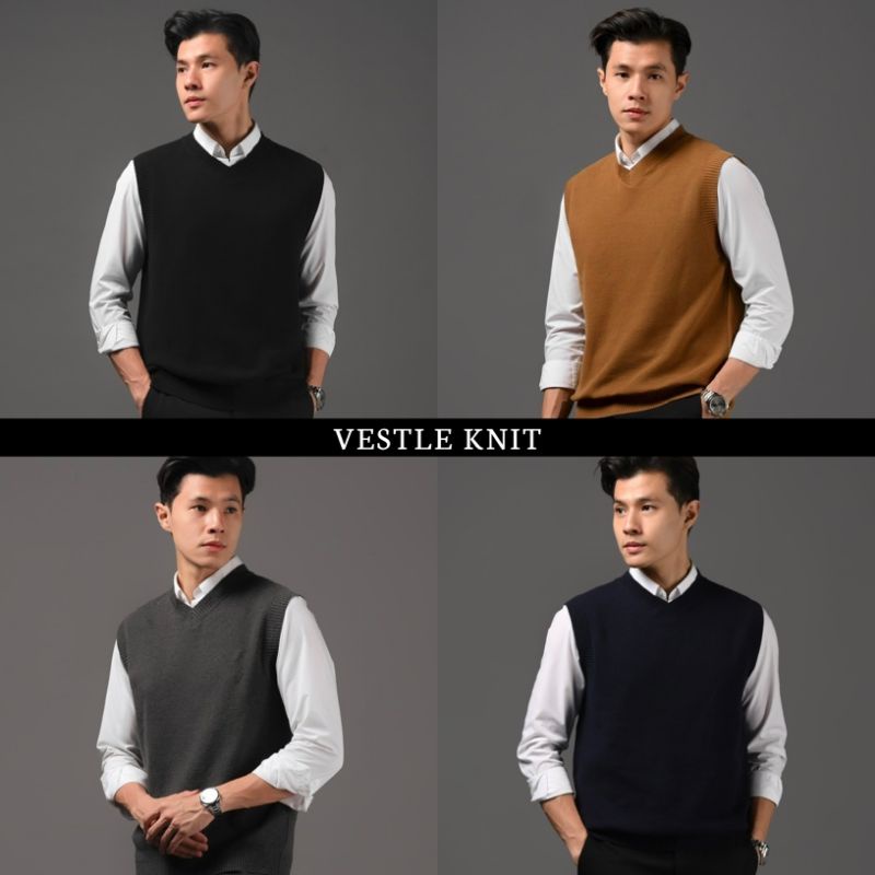 Jual Vestle Knit by Male id | by Heymale id | Shopee Indonesia