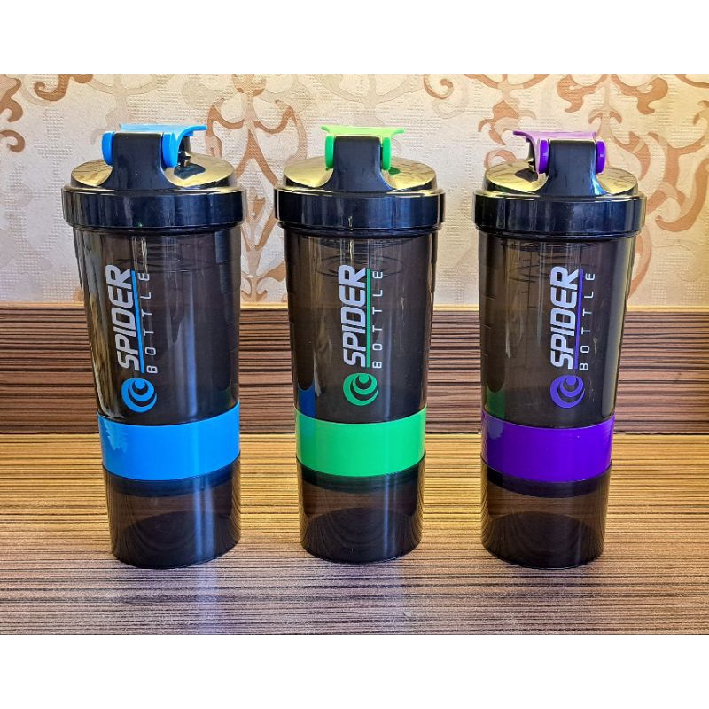 Jual Botol minum shaker SPIDER 500ML | Shopee Indonesia