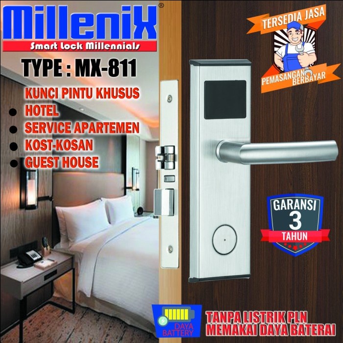 Jual Kunci Pintu Hotel Millenix Mx 811 Kartu And Kunci Shopee Indonesia