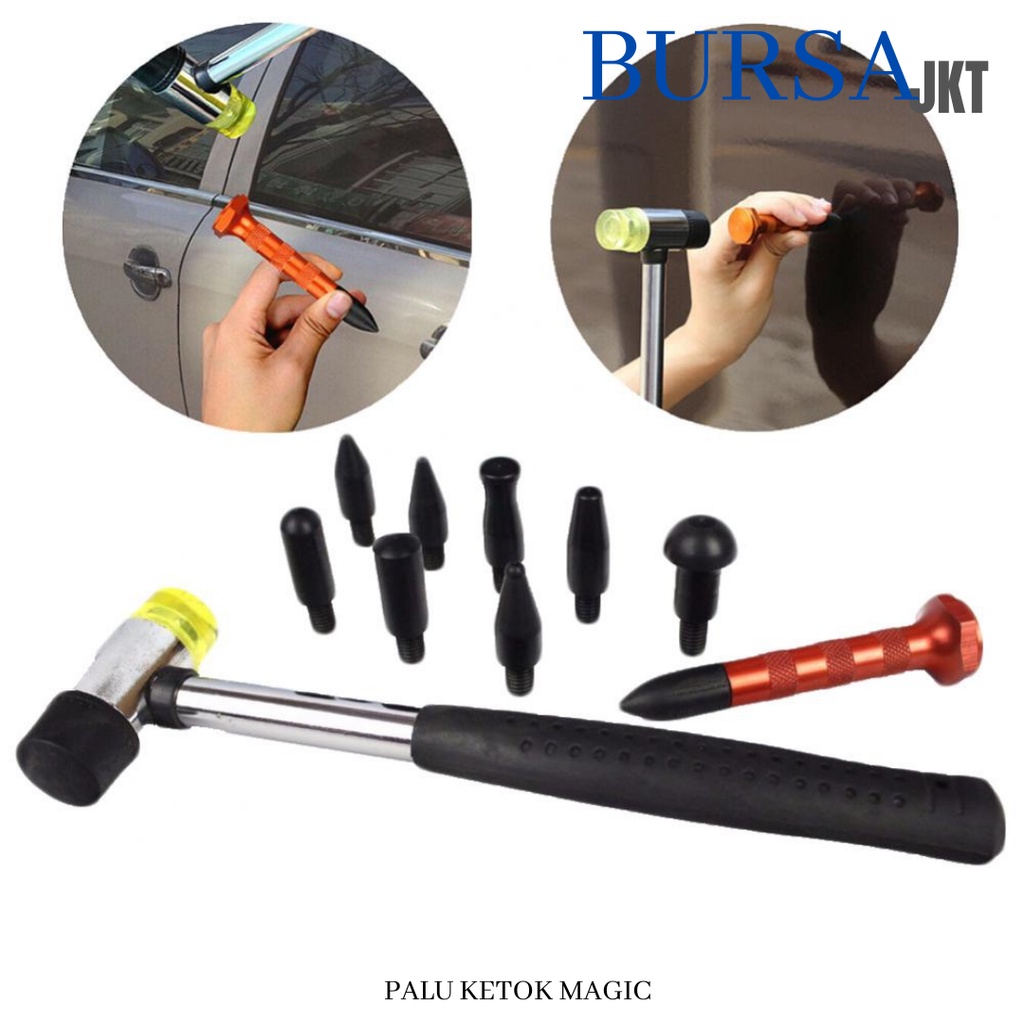 Jual PALU HAMMER PDR + KIT PENARIK BODY MOBIL PENYOK + 10 MATA | Shopee ...