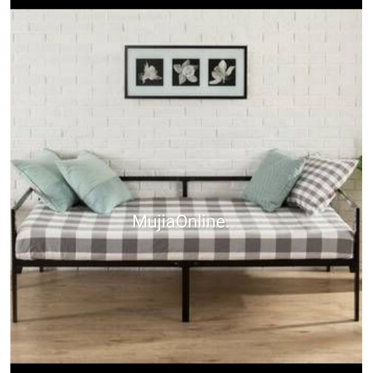 Jual Ranjang Sofa Bed Besi Hollow Pipa Kuat Murah | Shopee Indonesia