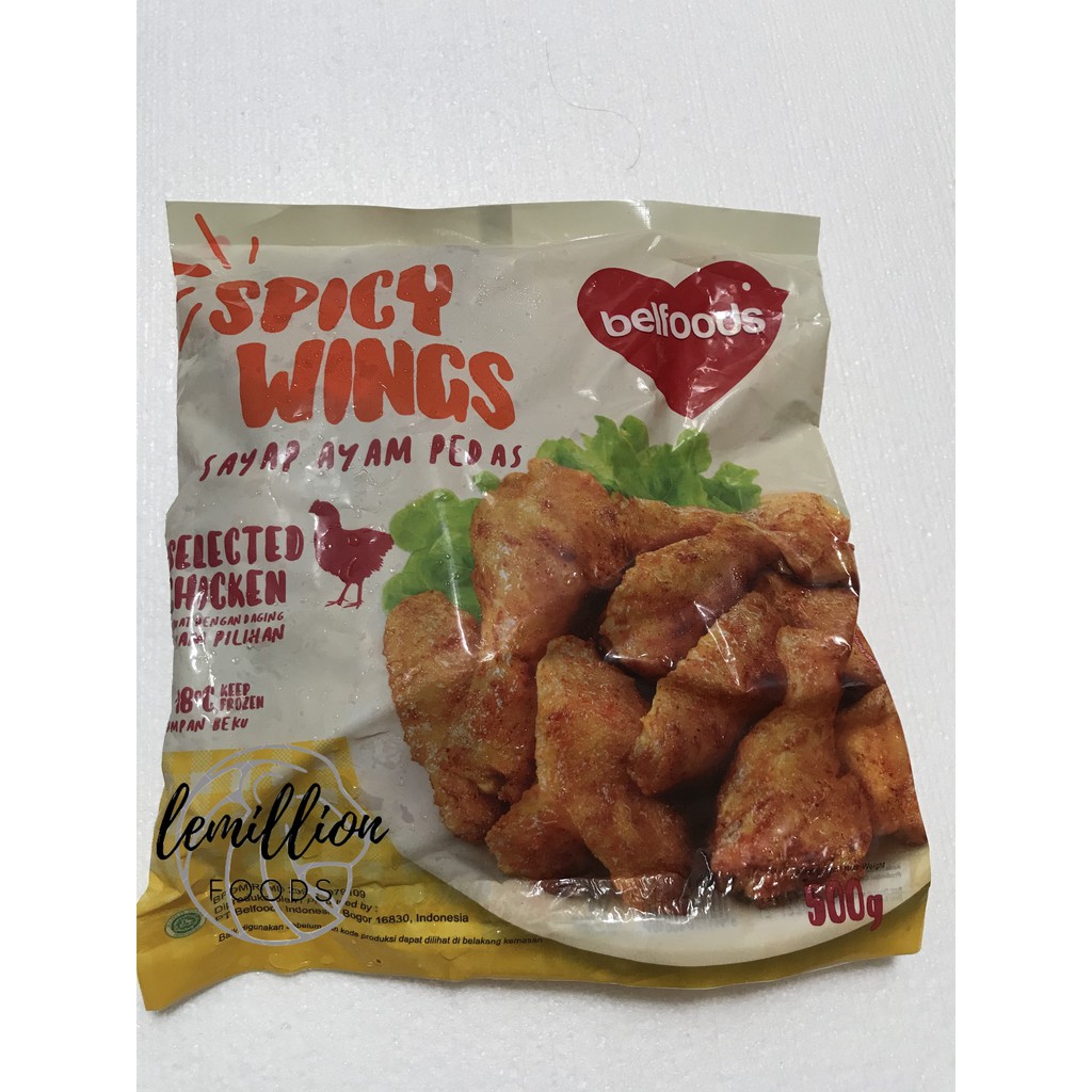 Jual Belfoods Spicy Chicken Wing Sayap Ayam | Shopee Indonesia