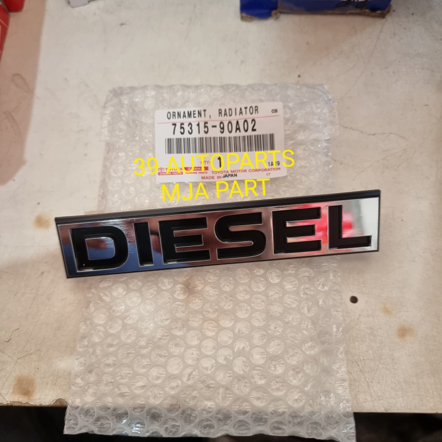 Jual Emblem Logo DEPAN GRILL HARDTOP DIESEL BJ40 ORIGINAL | Shopee Indonesia
