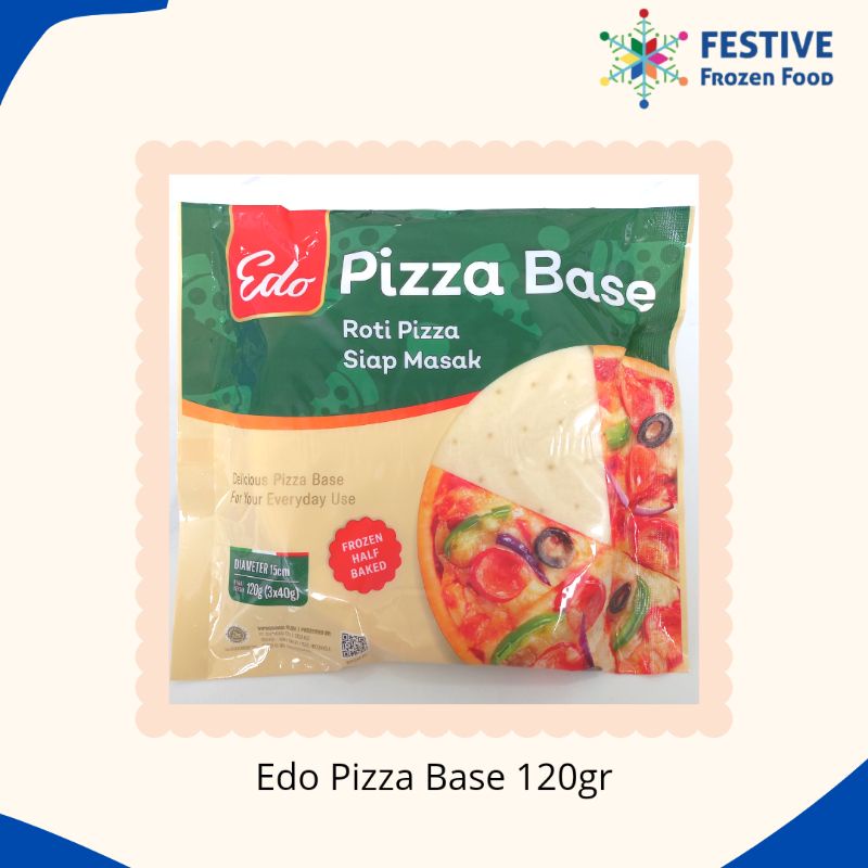 Jual Edo Pizza Base Isi 3pcs 120gr - Base Pizza - Pizza Instan | Shopee ...