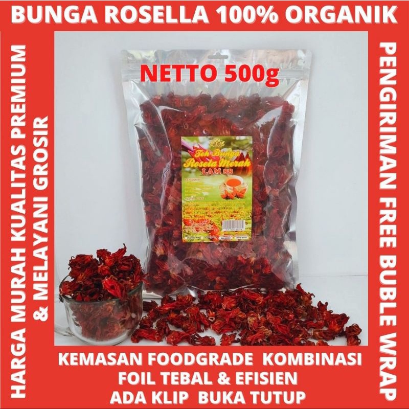 Jual bunga rosela merah tea | Shopee Indonesia