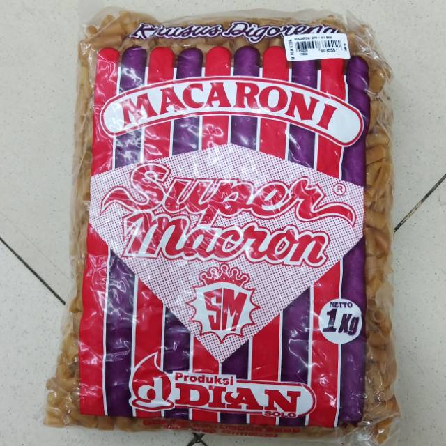 Jual SUPER MACRON makaroni goreng - kerupuk - produksi dian solo 1 kg ...