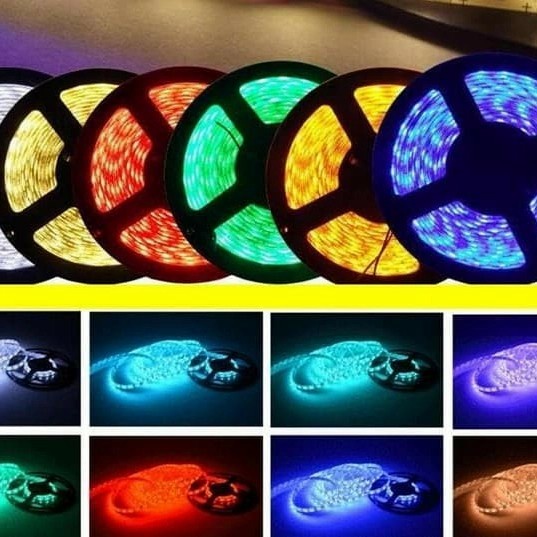 Jual LED Strip Flexible 2835 / 3528 300 LED / Roll 12V Waterproof 5 ...