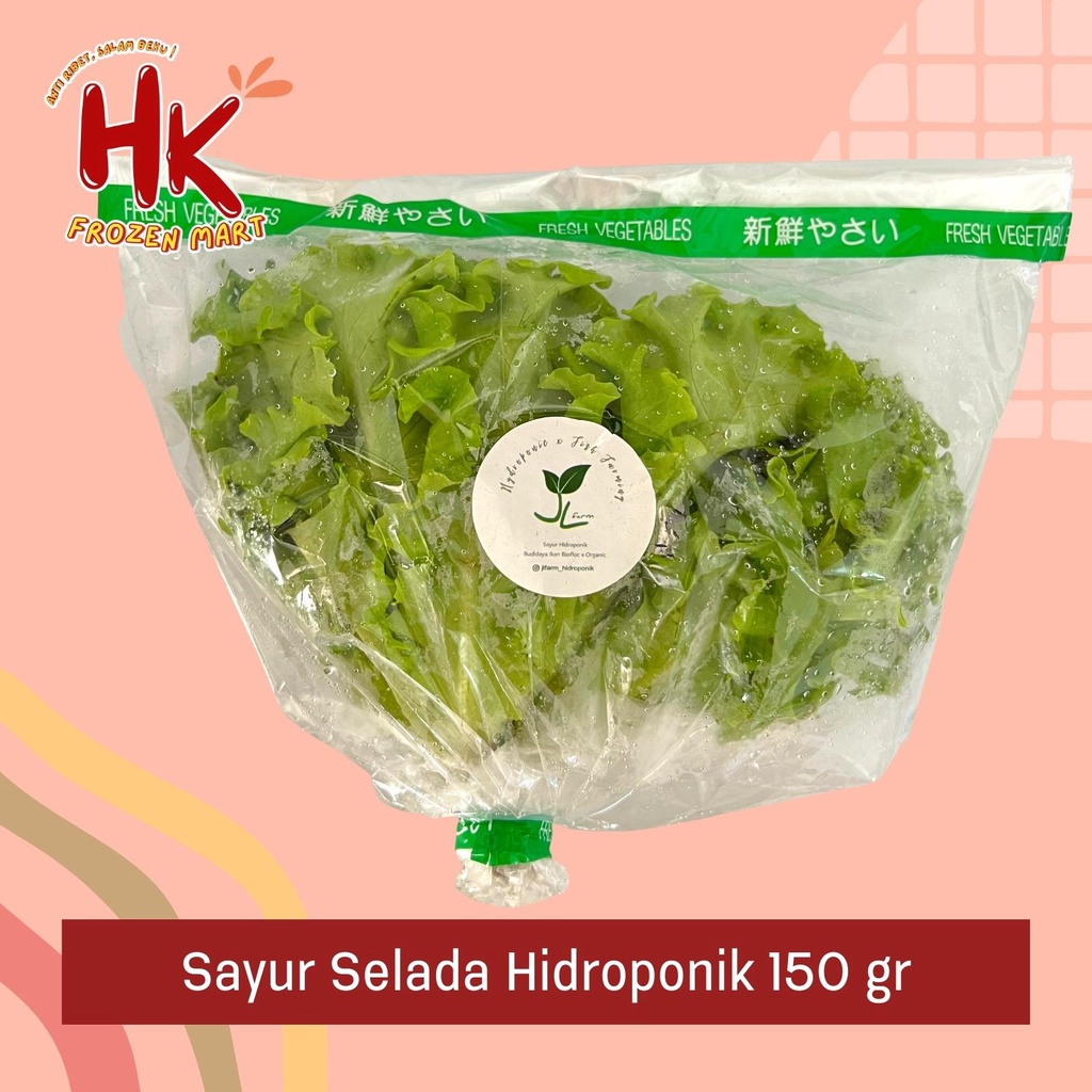 Jual Sayur Selada Hidroponik 150gram (fresh organik import) HK Frozen ...