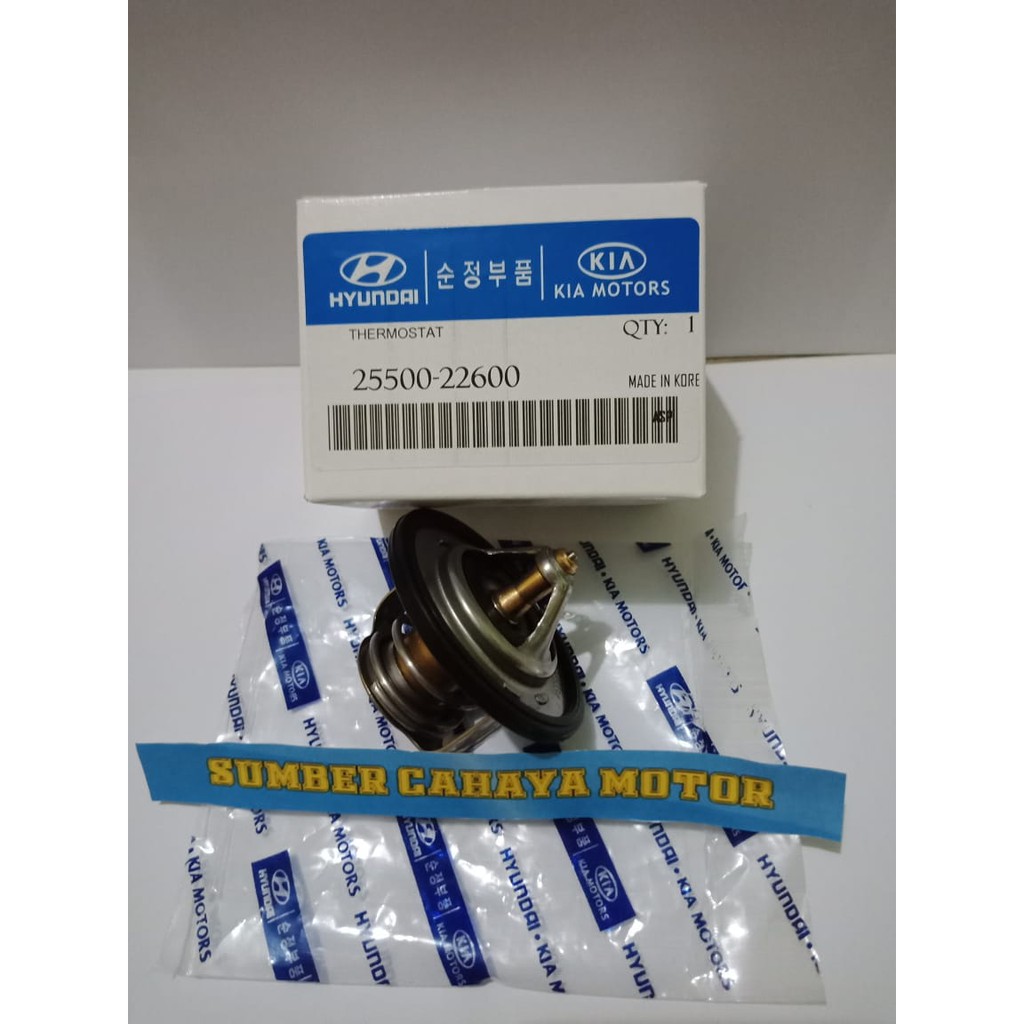 Jual Thermostat Assy Hyundai Verna Avega Getz Matrix 25500-22600 ...