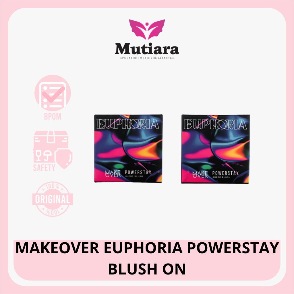 Jual MAKEOVER EUPHORIA POWERSTAY SUEDE BLUSH | Shopee Indonesia