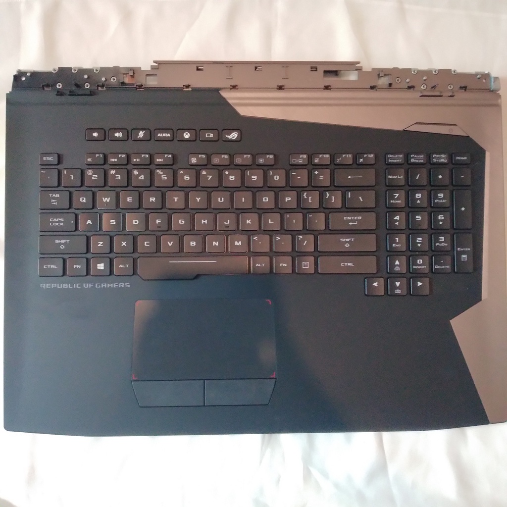 Jual KEYBOARD NORMAL + FRAME LAPTOP ASUS CHIMERA ROG G703 G703V1 ...