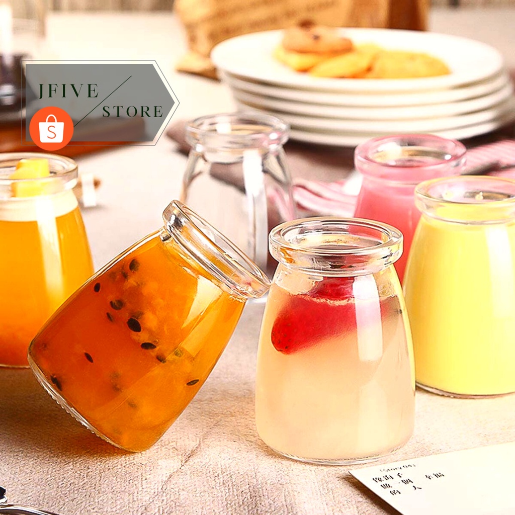 Jual Pudding Jar | Jar Yogurt | Botol Toples Kaca |Jar Kaca 100ml,150ml ...
