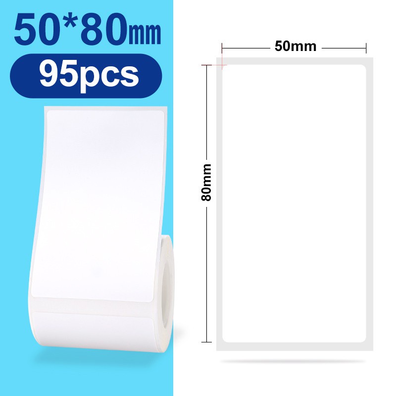 Jual Plain White Thermal Label Printer Sticker Niimbot B21 B1 B3S ...