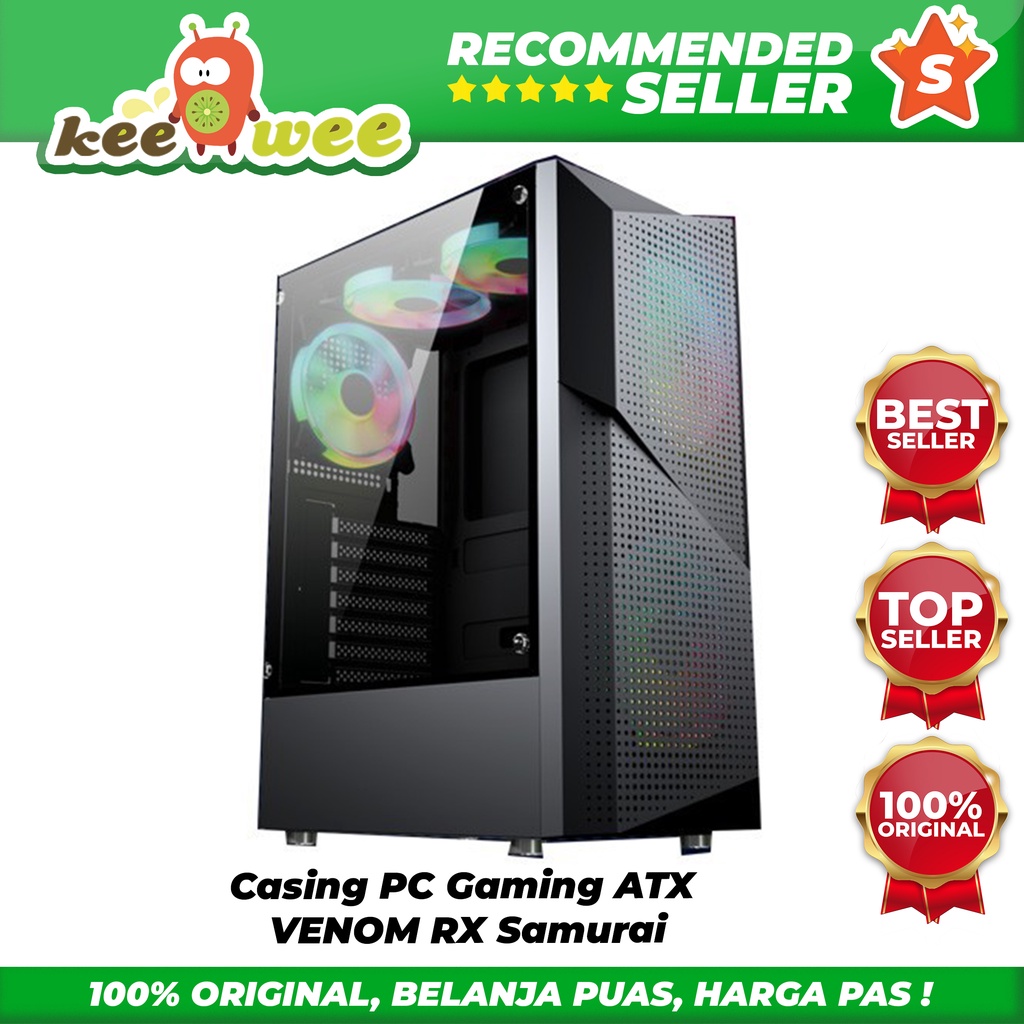 Jual Casing PC Gaming ATX VENOM RX Samurai | Shopee Indonesia