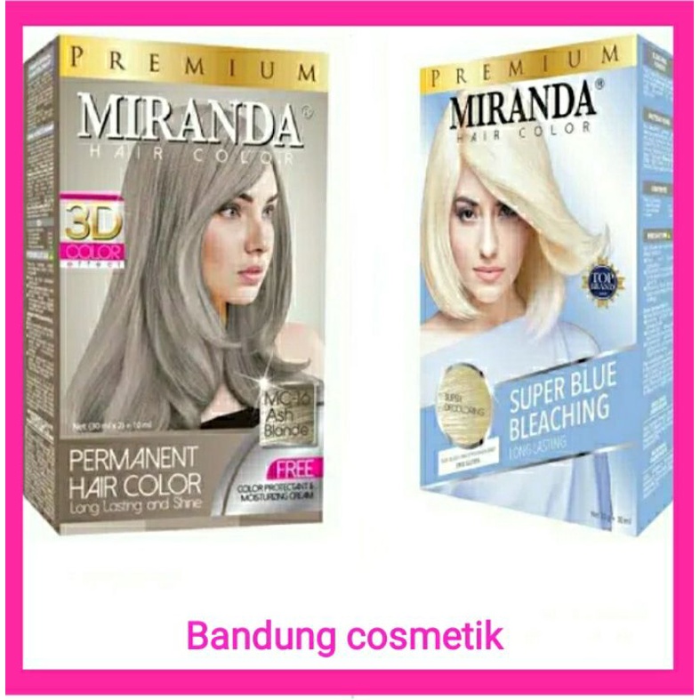 Jual MIRANDA HAIR COLOR SUPER BLUE BLEACHING PASTEL& ASH BLONDE ...