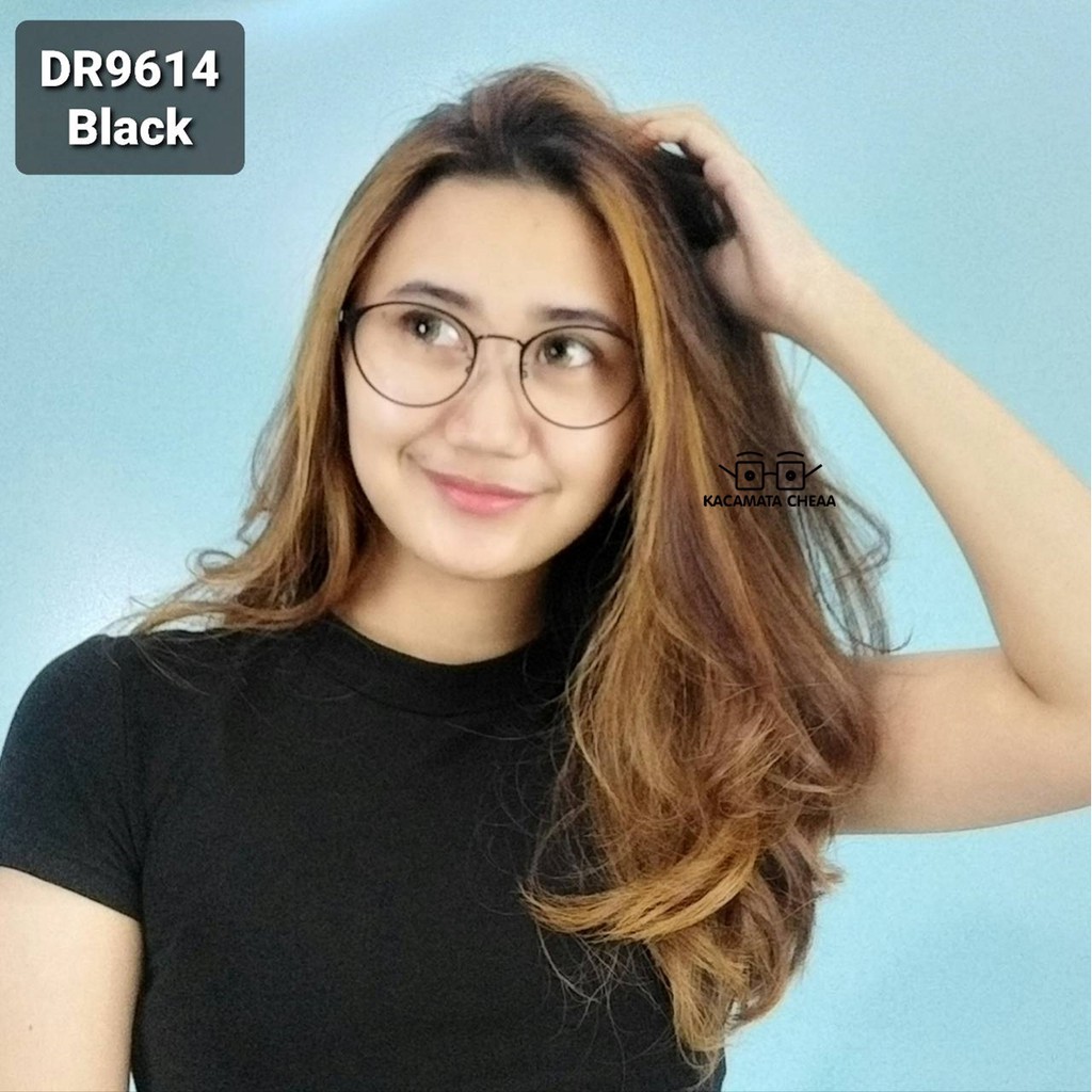 Jual FRAME KACAMATA BULAT BESI DR9614 | Shopee Indonesia