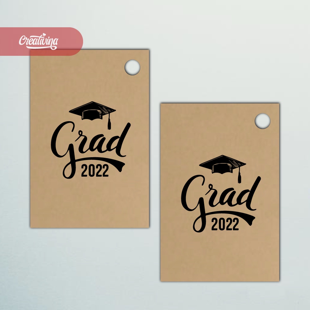 Jual Hang Tag Happy Graduation Selamat Wisuda Handmade Kertas Kraft ...