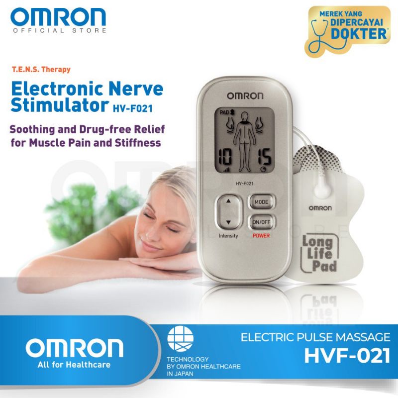 Jual OMRON TENS Electronic Nerve stimulator HV -F021/ Alat pijat elektrik | Shopee Indonesia