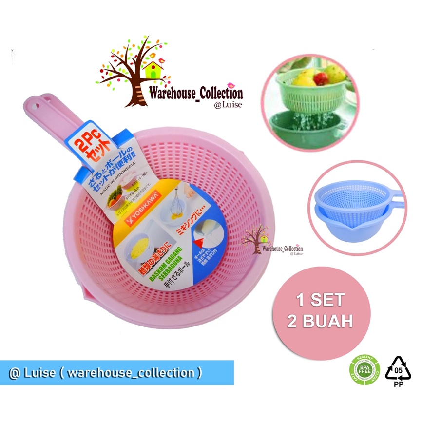 Jual Tempat Cuci Sayur Yoshikawa / Peniris Sayur B-081 Yoshikawa ...