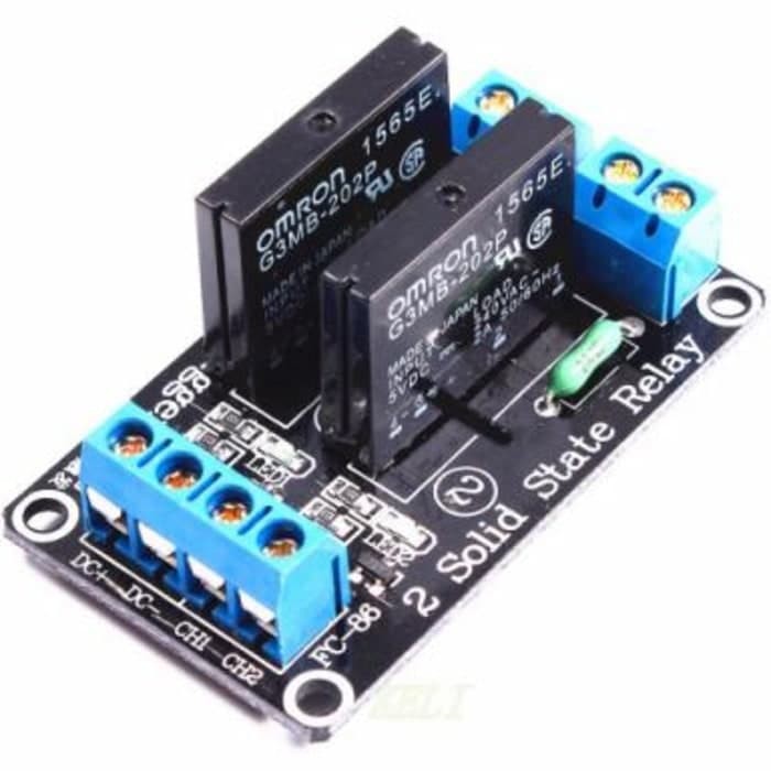 Jual SSR Solid State Relay Module 2 Channel 5V DC untuk Arduino ...
