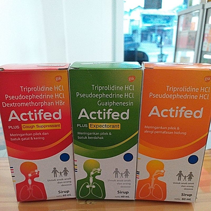 Jual ACTIFED SYRUP (batuk kering, berdahak dan pilek) | Shopee Indonesia