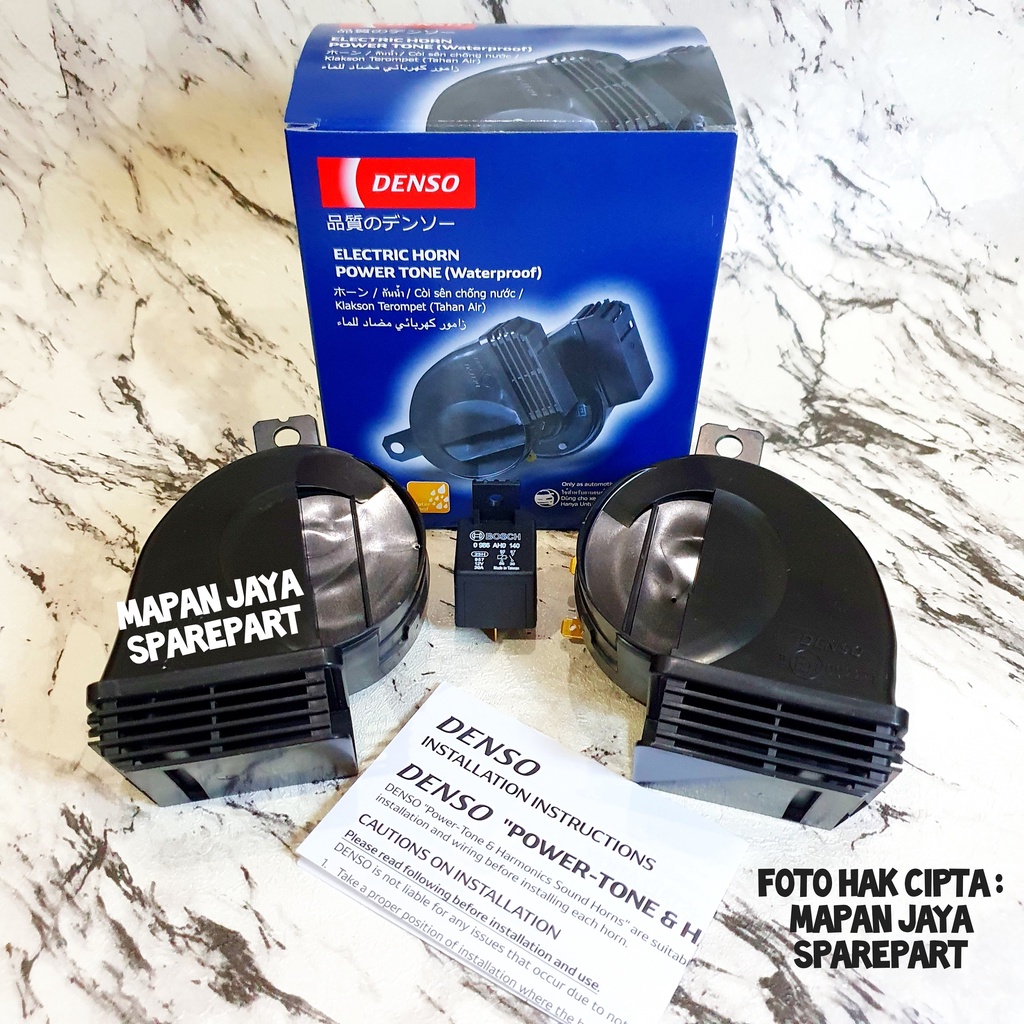 Jual KLAKSON KEONG DENSO Waterproof TAHAN AIR ORIGINAL - Untuk MOBIL ...
