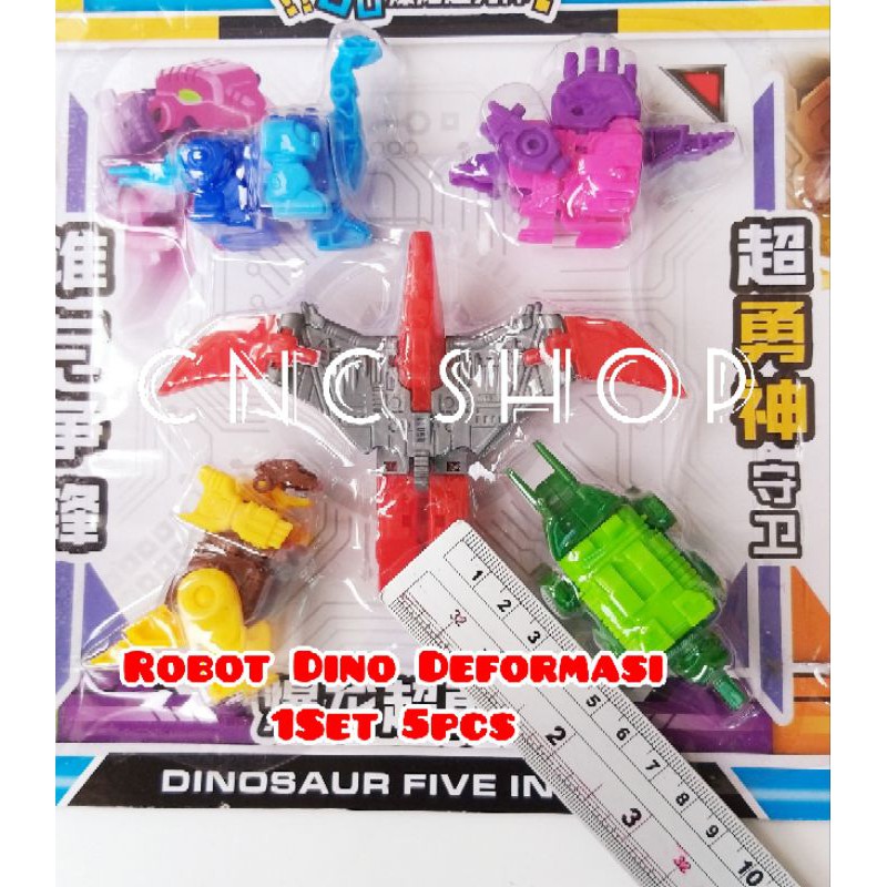 Jual Mainan Robot Dino Set 5pcs Bagus Unik Keren Mainan Anak Murah ...