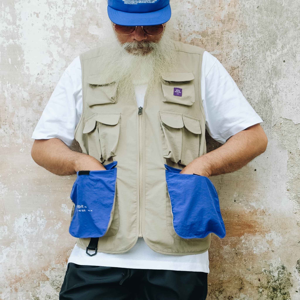 Jual UNKL347 Jaket Rompi Khaki Tebal Motif Sablon Simpel VTAZ | Shopee ...