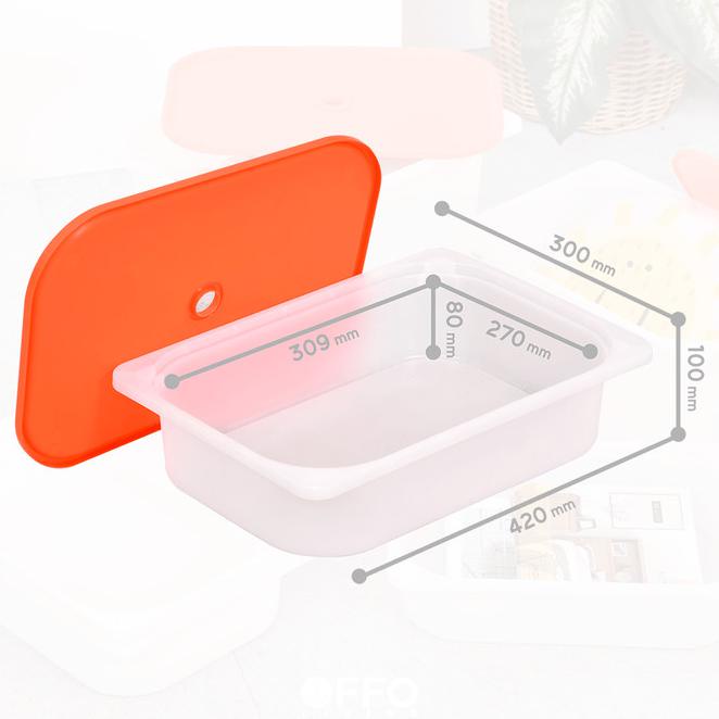 Jual Plastic Container Kotak Plastik Kontainer Orange Kecil | Shopee ...