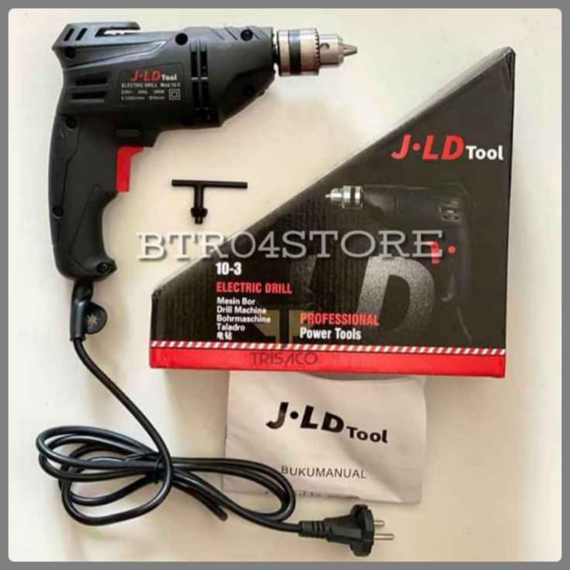 Jual bor 10mm JLD tool /hujia 10-3 bor kayu besi bor bolak-balik ...