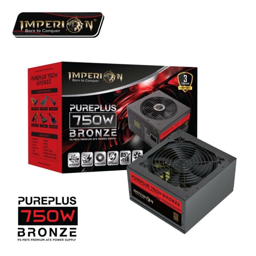Jual IMPERION PSU IMPERION PUREPLUS 750 WATT /POWER SUPPLY PURE PLUS ...